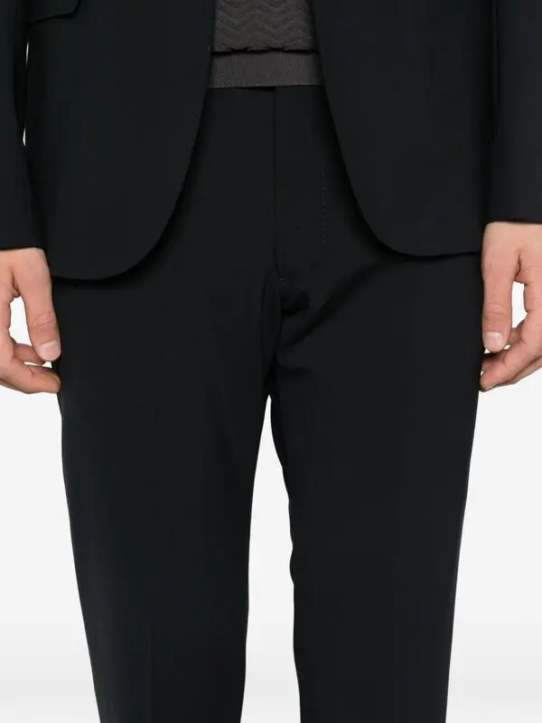 Emporio Armani Wool Single-breasted Suit - Blue