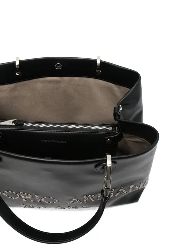 Emporio Armani Myea Medium Shopper - Black