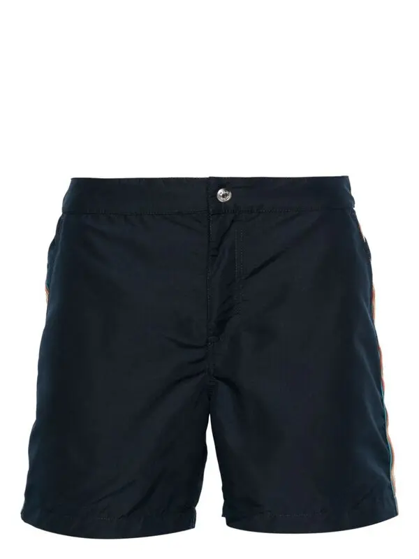 Paul Smith Striped Swim Shorts - Blue