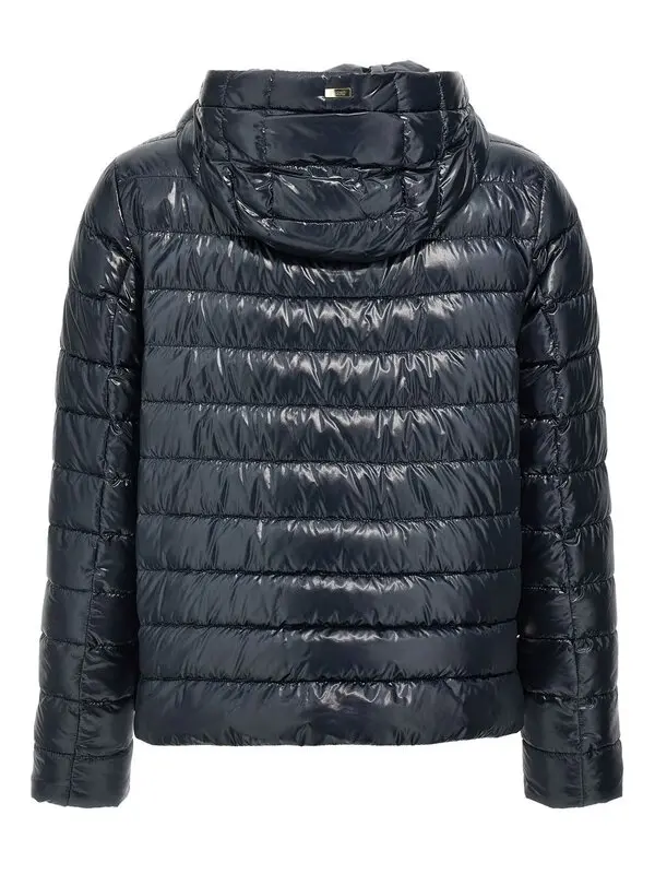 Herno Nylon Short Down Jacket - Blue