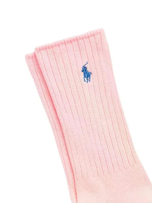 Polo Ralph Lauren Embroidered Ribbed Socks