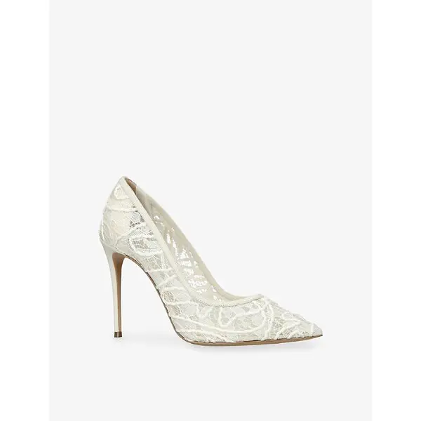 Casadei Julia 100 Lace Heels