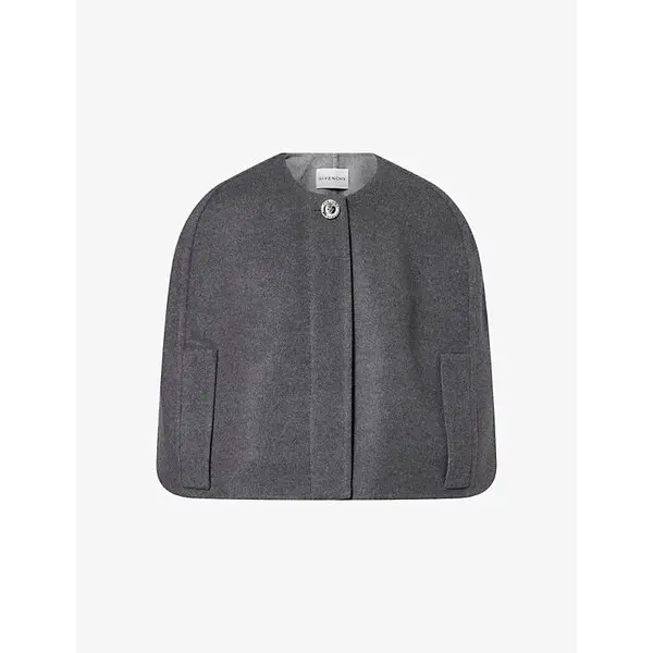 Givenchy Wool And Cashmere-blend Cropped Cape