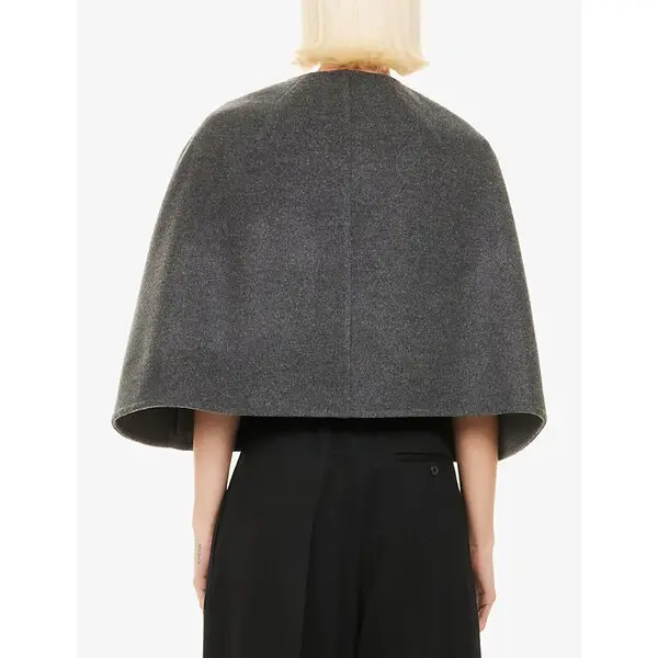Givenchy Wool And Cashmere-blend Cropped Cape