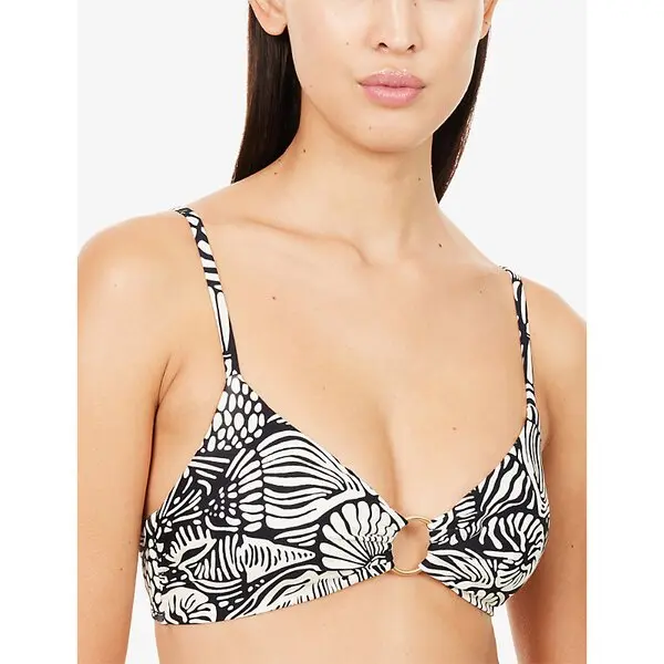 Seafolly C Shells Ring Front Tank Bikini Top
