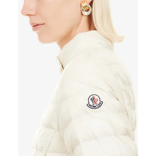 Moncler Cinched-waist Shell-down Jacket