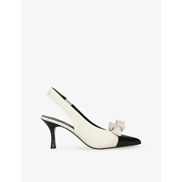 Chloé Alba Sling-back Leather Heeled Courts