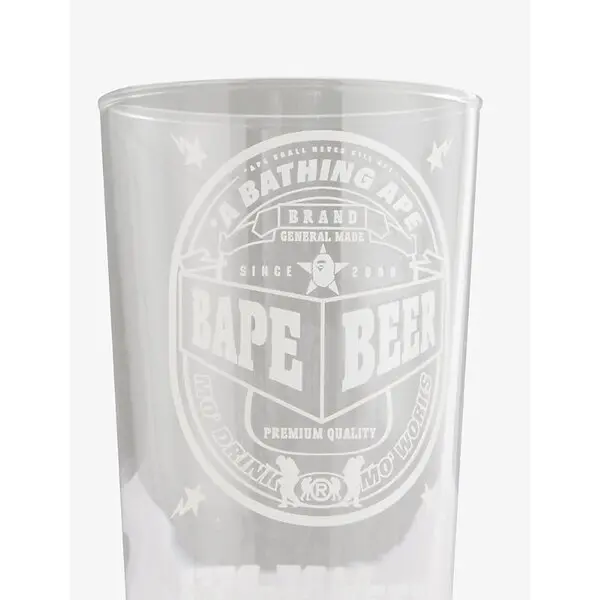 A BATHING APE Brand-print Mini Beer Glass Set