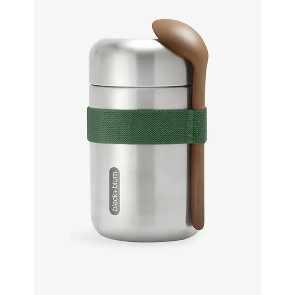 BLACK+BLUM Insulated Stainless-steel Food Flask 400ml - Olive