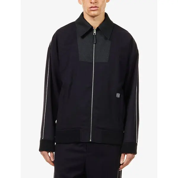 Loewe Anagram Regular-fit Wool Tracksuit Jacket