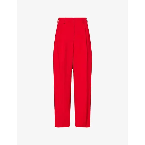 Givenchy Double-pleated Crepe-woven Trousers