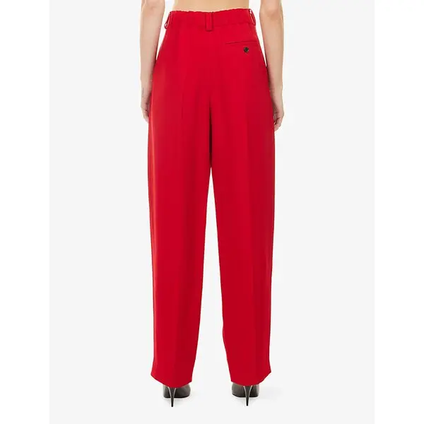 Givenchy Double-pleated Crepe-woven Trousers