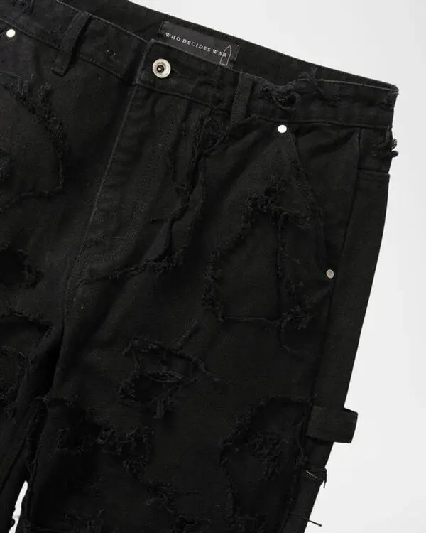 WHO DECIDES WAR Unearthed Slim-straight Leg Pants - Coal