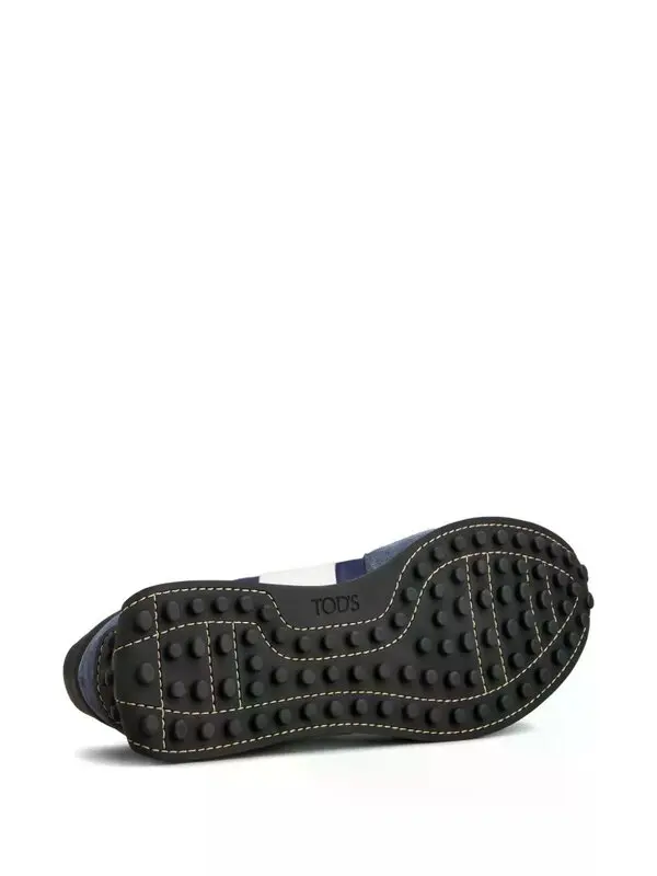 TOD'S Panelled Lace-up Sneakers - Blue