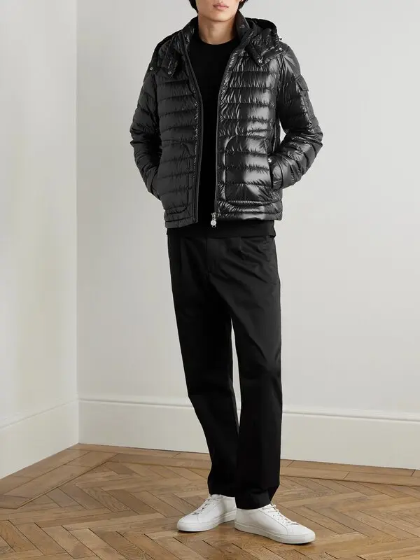 Moncler Lauros Quilted Down Jacket - Black