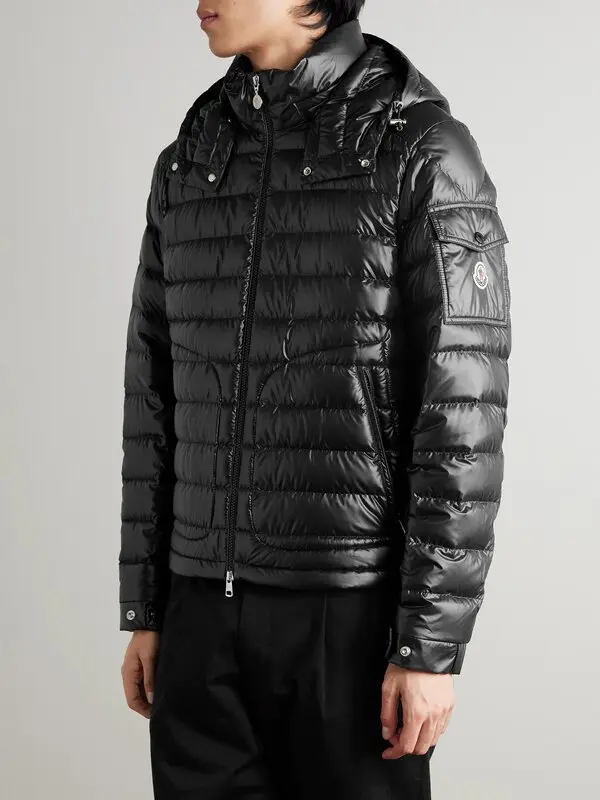 Moncler Lauros Quilted Down Jacket - Black