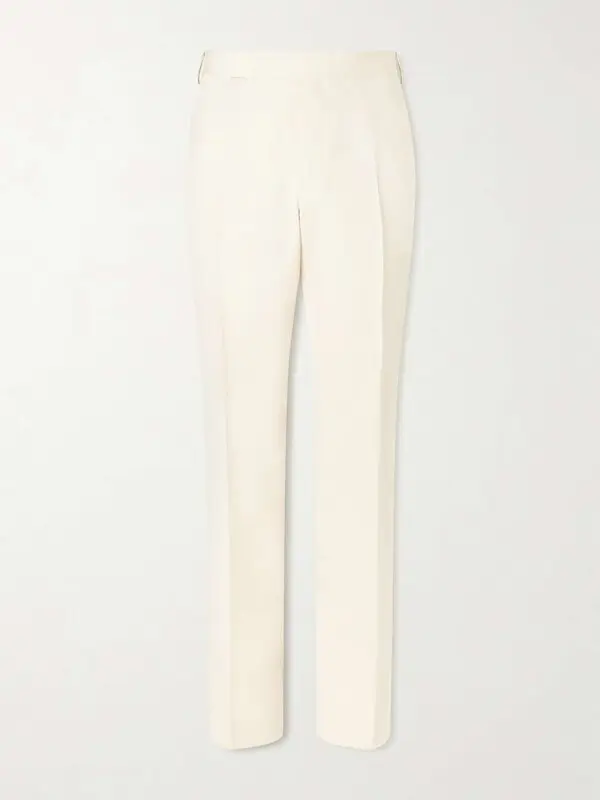 LARDINI Straight-leg Trousers - Beige