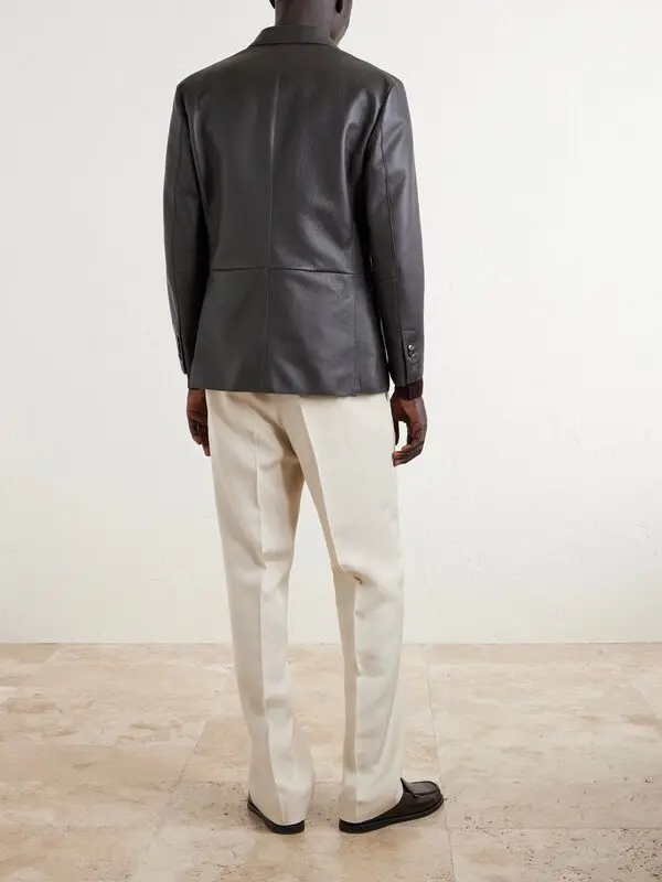 LARDINI Straight-leg Trousers - Neutrals
