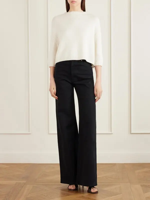 Khaite Sabina Cashmere Sweater - Neutrals