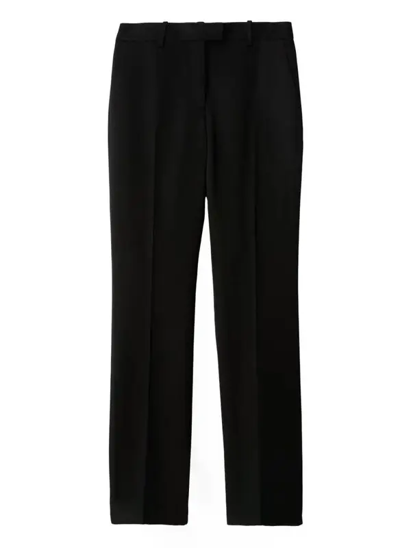 Burberry Grain De Poudre Wool Trousers