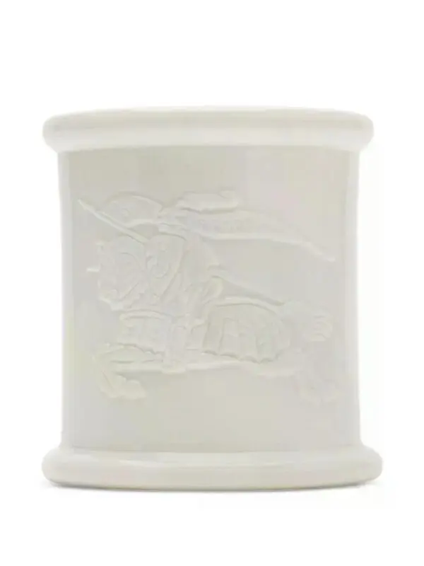 Burberry Equestrian Knight Design Small Candle - White
