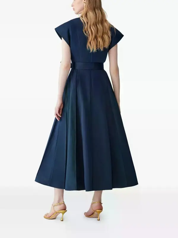 Carolina Herrera Double-breasted Midi Dress With Sash