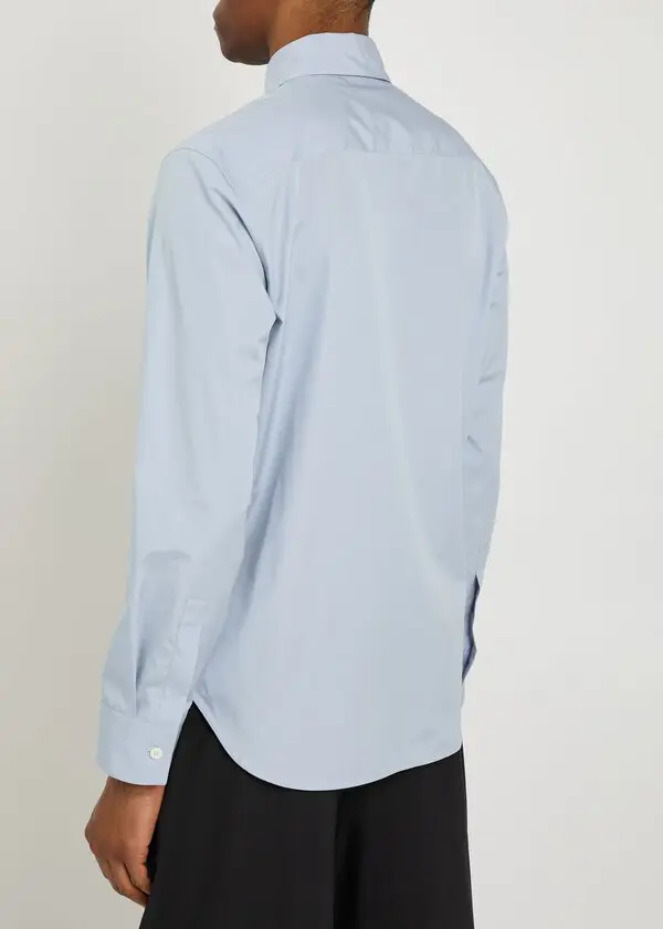 JIL SANDER Cotton-poplin Shirt - Blue