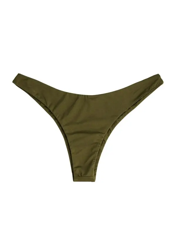 AWAY THAT DAY Fiji Bikini Briefs - Olive