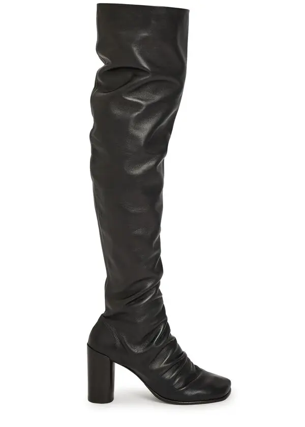 LEMAIRE 80 Leather Over-the-knee Boots