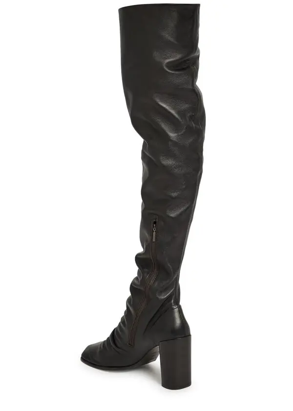 LEMAIRE 80 Leather Over-the-knee Boots