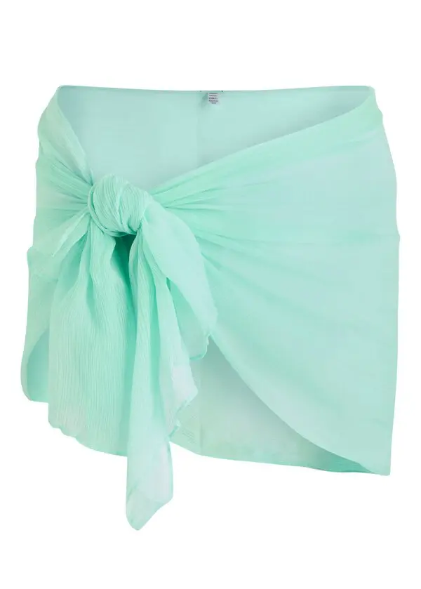 AWAY THAT DAY Sicily Fine-knit Sarong - Mint