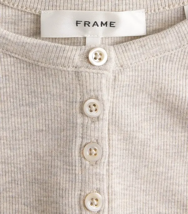 FRAME Modal-blend Button-up Cardigan