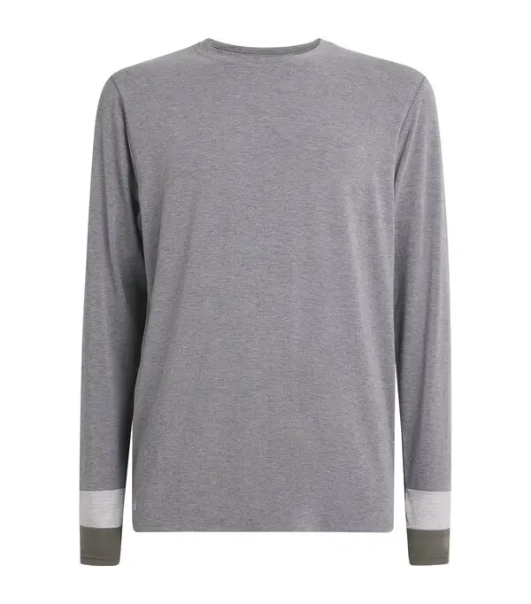 HOMEBODY Duo-panel Long-sleeve T-shirt - Grey
