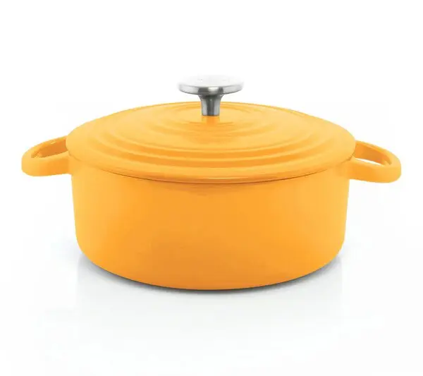 CHANTAL COOKWARE Chantal 5 Qt. Round Cast Iron Dutch Oven - One-color