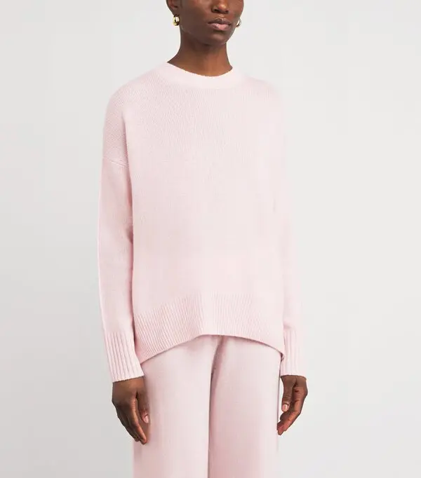 ALLUDE Cashmere Crew-neck Sweater
