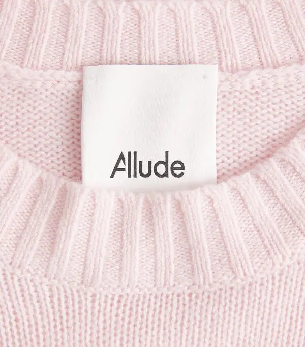 ALLUDE Cashmere Crew-neck Sweater
