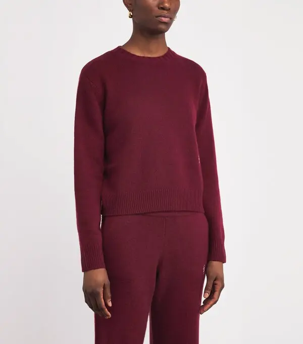 SPORTY & RICH Cashmere-wool Blend Crew Neck Sweater