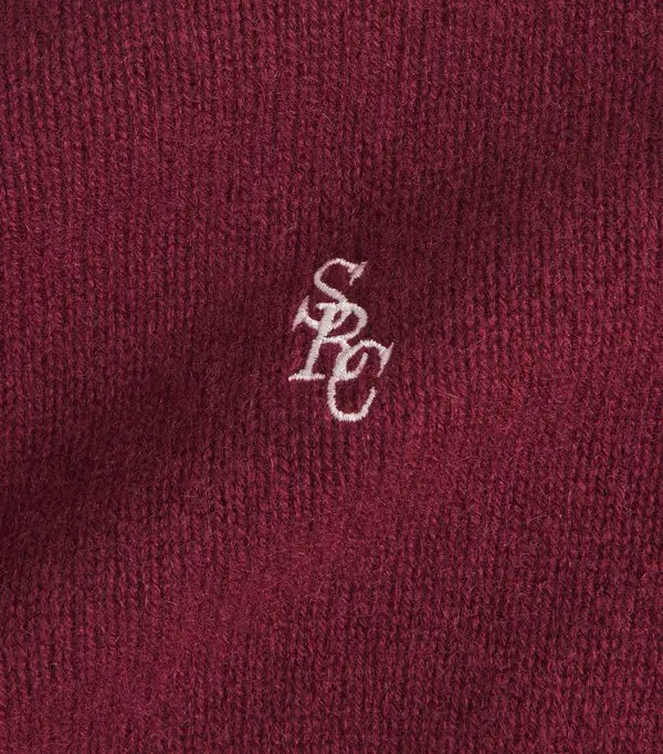 SPORTY & RICH Cashmere-wool Blend Crew Neck Sweater