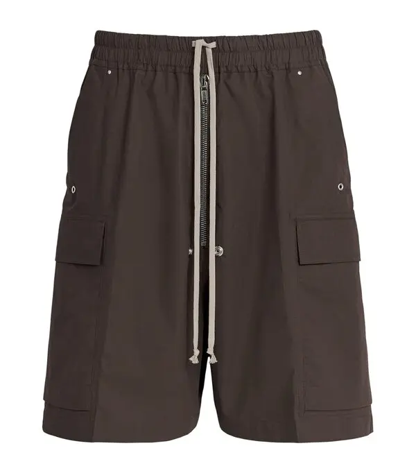 Rick Owens Bela Cargo Shorts - Brown