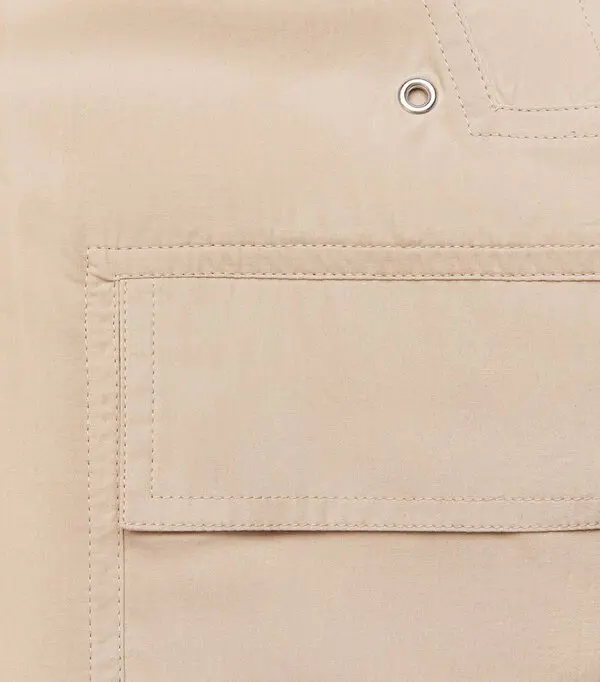 Rick Owens Bela Cargo Shorts - Beige