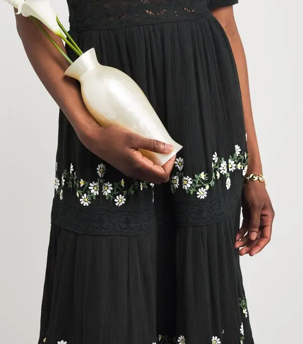 Rixo Cotton Philippa Midi Dress