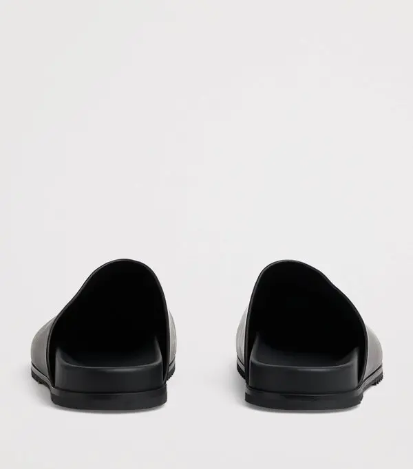 Rick Owens Leather Granola Mules