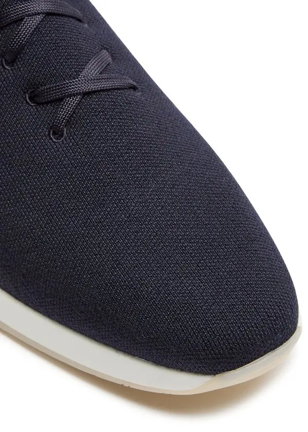 AURELIEN Knit Sneakers - Navy