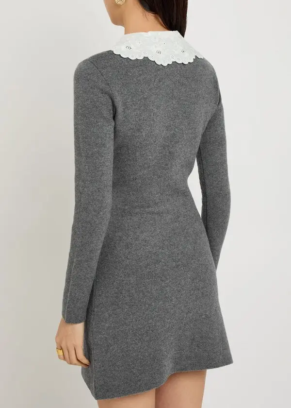 SELF-PORTRAIT Knit Mini Dress