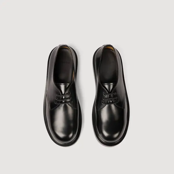 Sandro Patent Leather Loafers