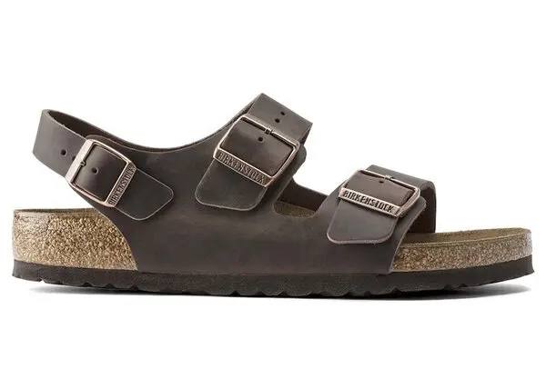 BIRKENSTOCK Milano Oiled Leather Sandals