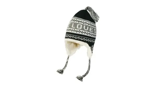PALACE Loves Me Peruvian Beanie - Black
