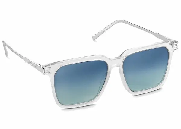 LOUIS VUITTON Rise Square Sunglasses - Clear/blue (z1668w/e)