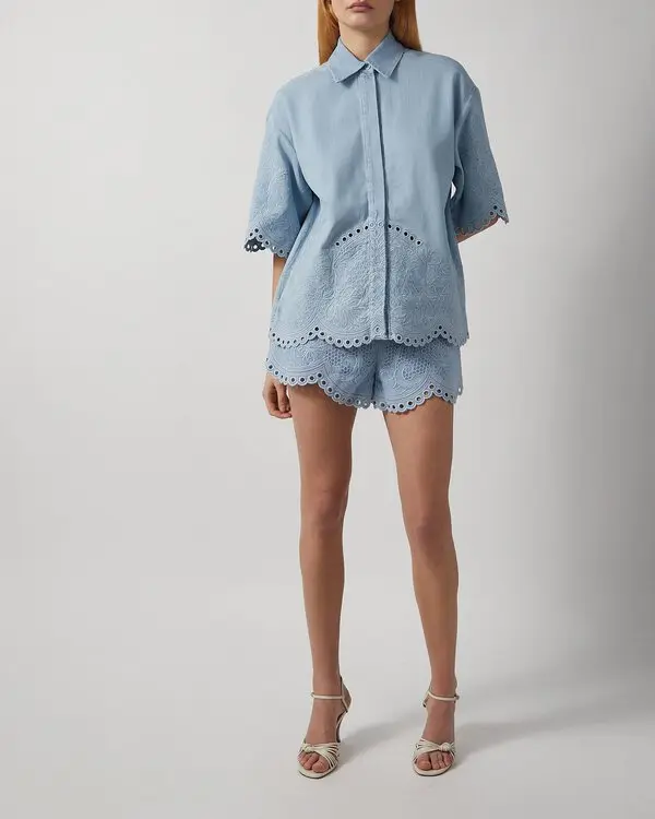 Zimmermann Daylight Denim Shirt - Light Blue