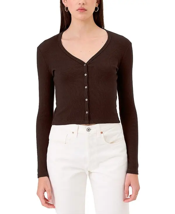 Goldie LeWinter Zoe Mini Cardigan - Coffee